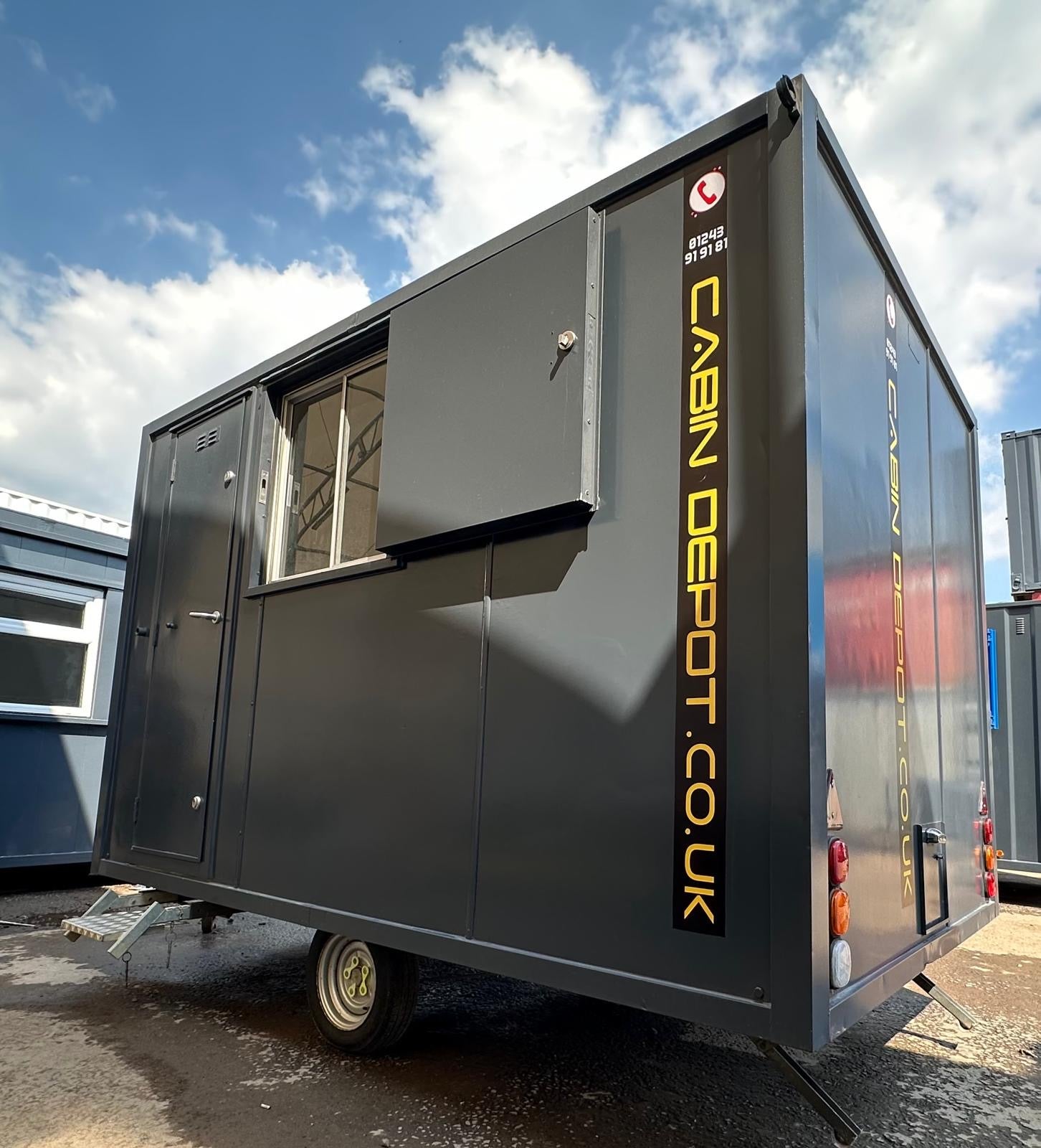 Towable Office / Canteen | AJC Towable Mobile Welfare | With Kitchenet