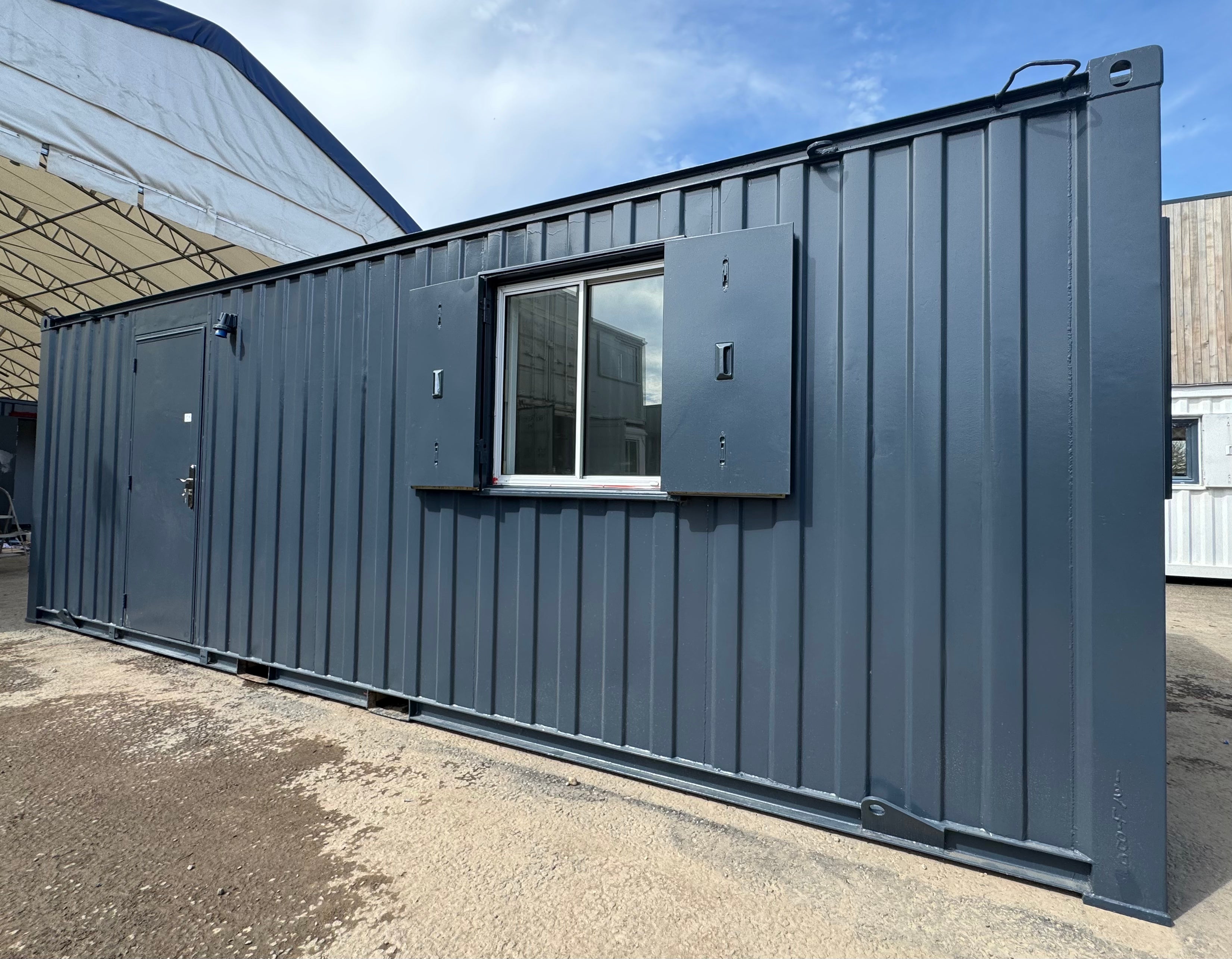 24x9 ft | Open Plan Office | Site Accommodation | Anti-Vandal Cabin