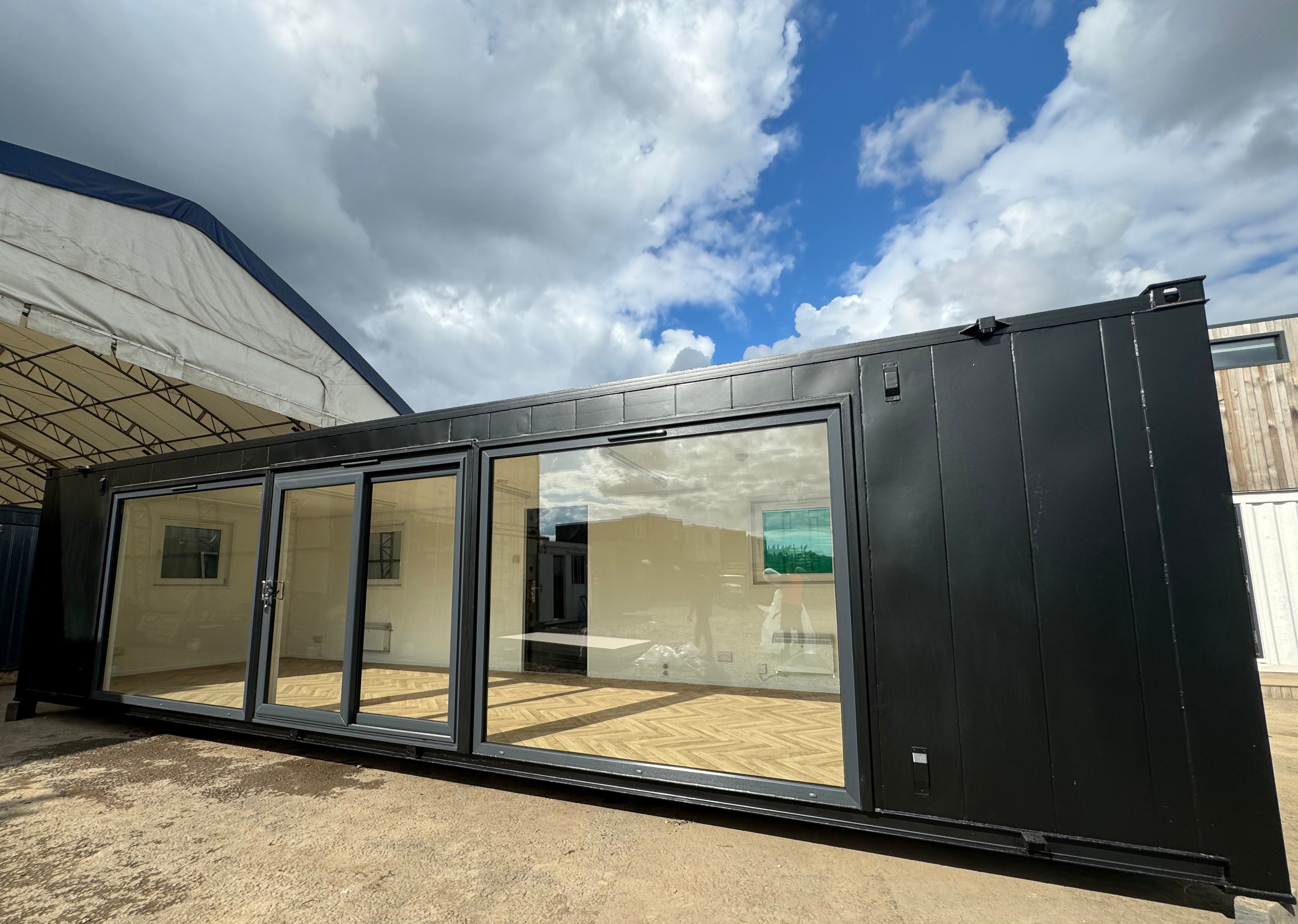 32x10ft | CUSTOM Cabin | Office / Canteen | Picture Windows | Portable