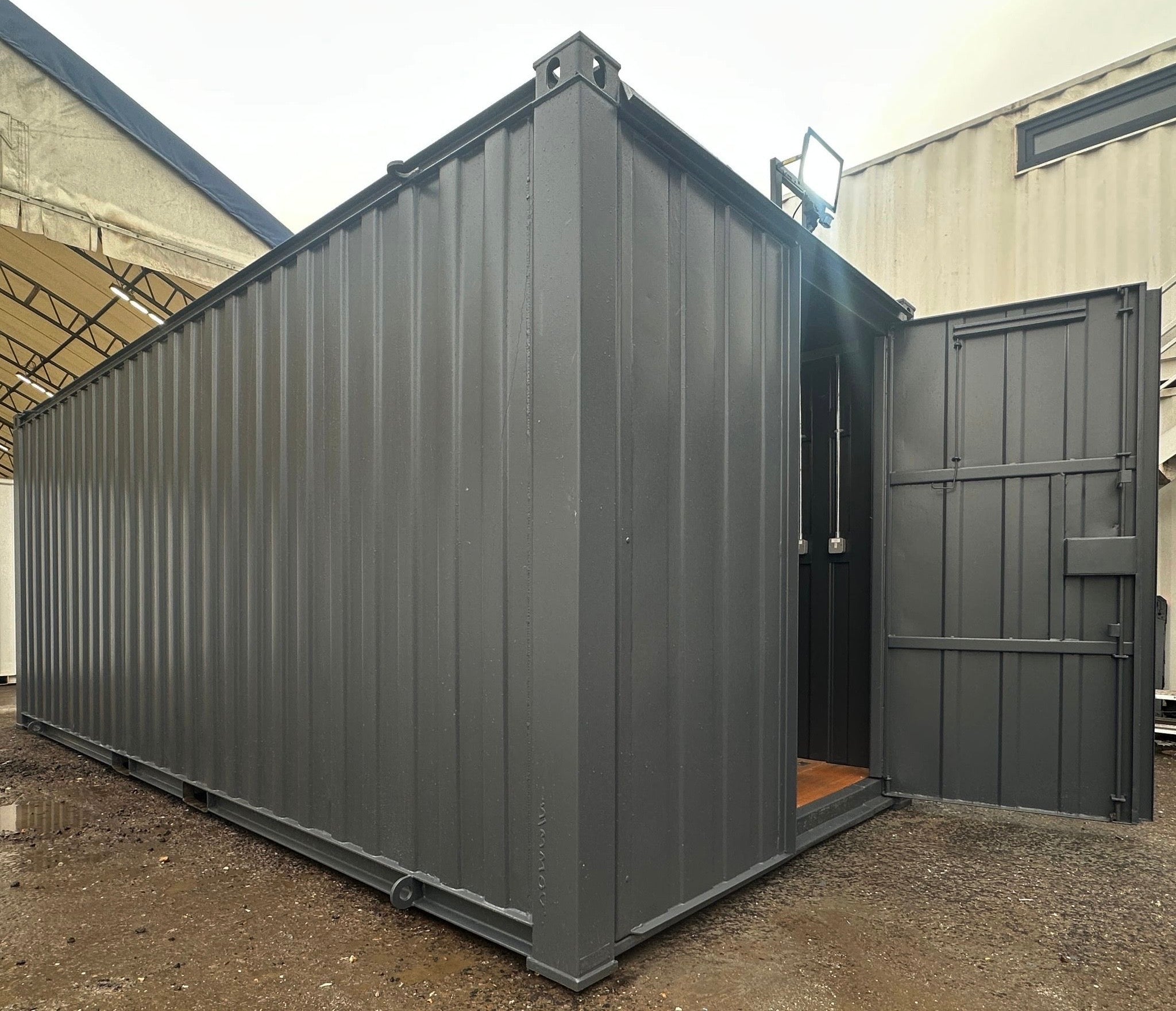 21ft x 8ft | Steel Secure Store | Anti-Vandal | Portable Storage Conta