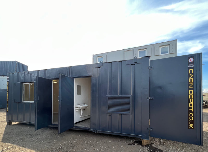 No 850 | 24x9Ft | Static Welfare | Combi Unit | 12 KVA Harrington Gene