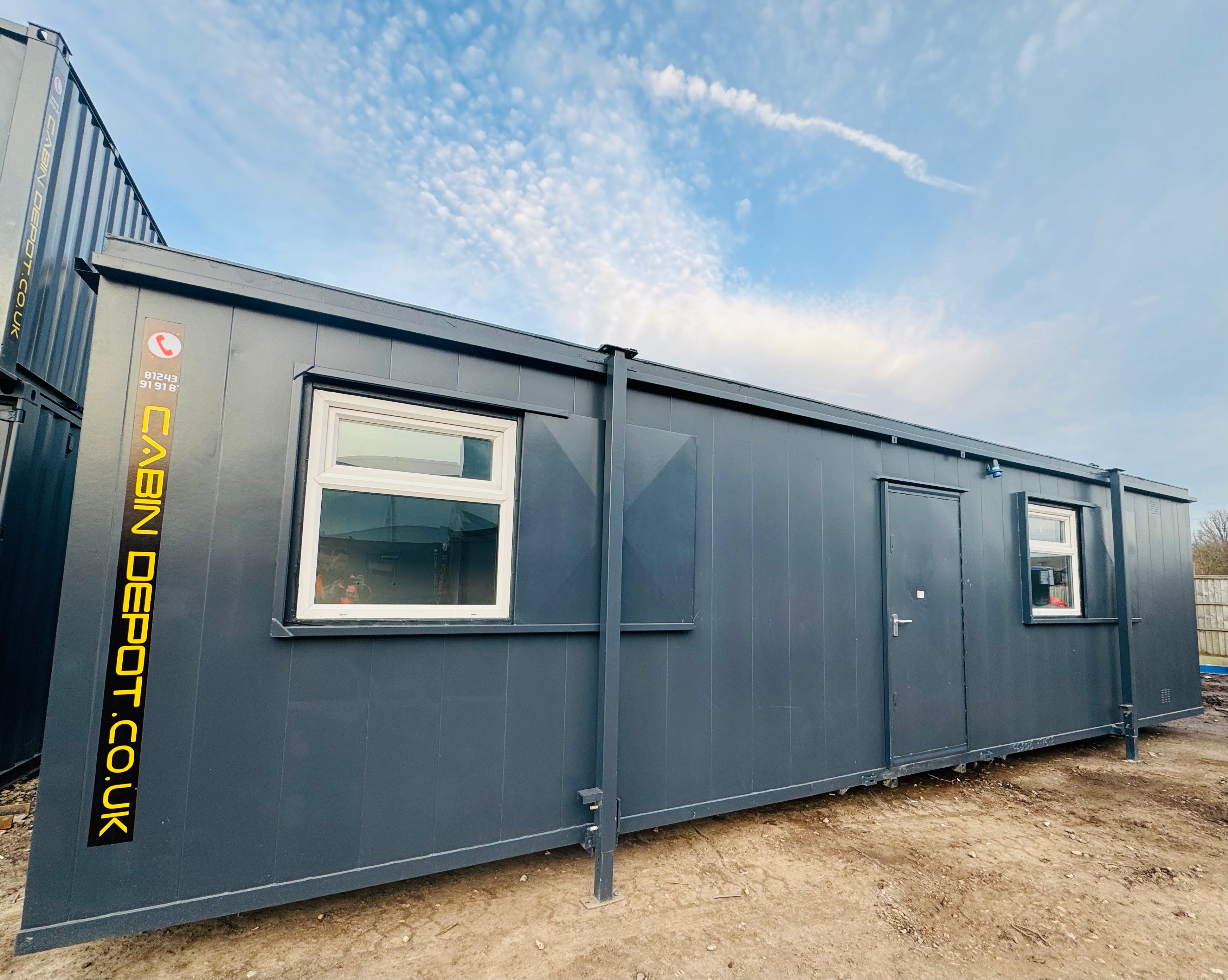 32ft Cabin | Open Plan Office / Canteen | Anti-Vandal Cabin | Portable