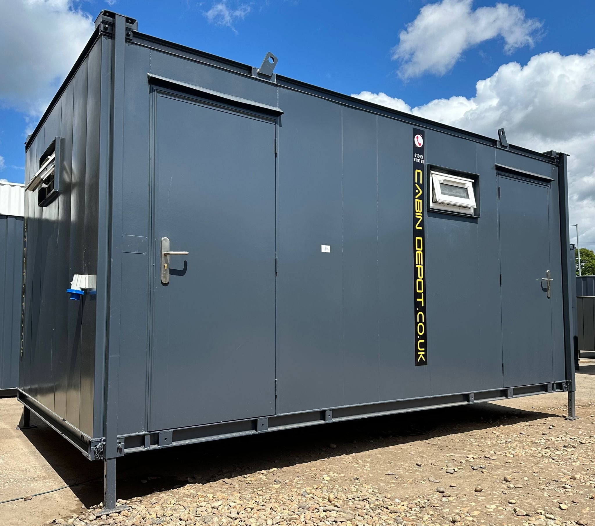 3+1 Toilet Block | 16 x 9 Ft Anti-Vandal | Portable Toilet Block | No