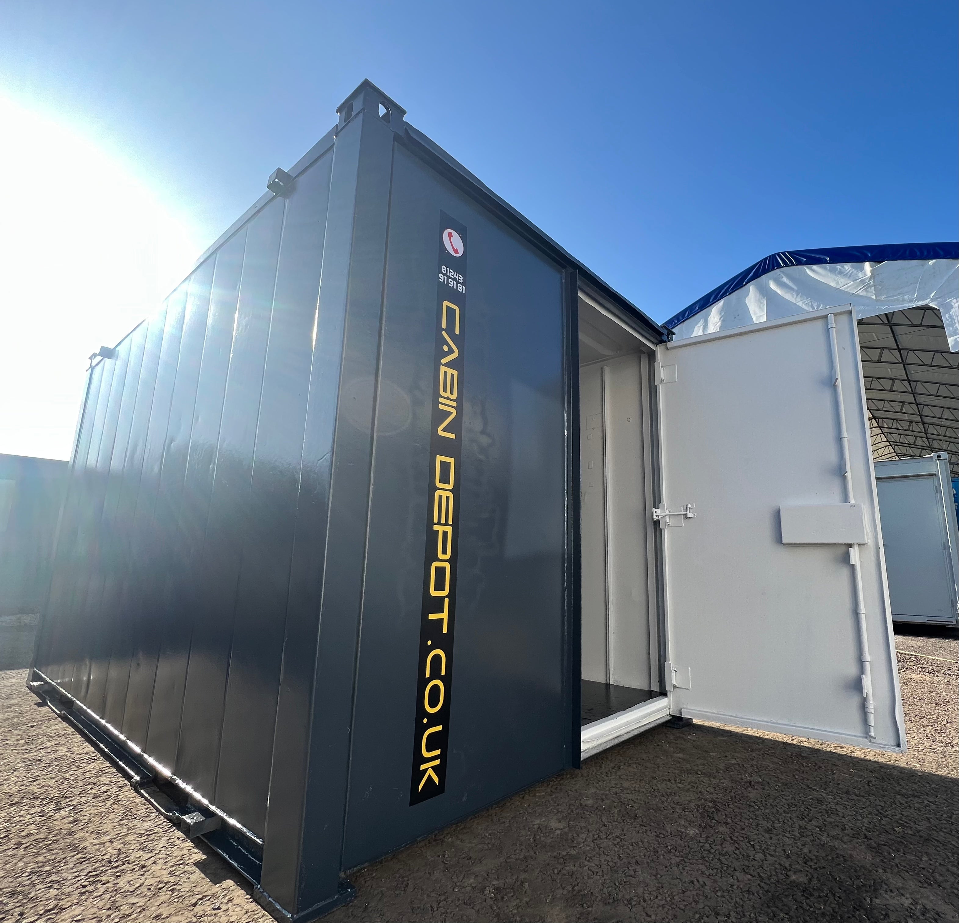 No 757 | 12.5 X 8 ft | Steel Secure Store | Anti-Vandal Storage Contai